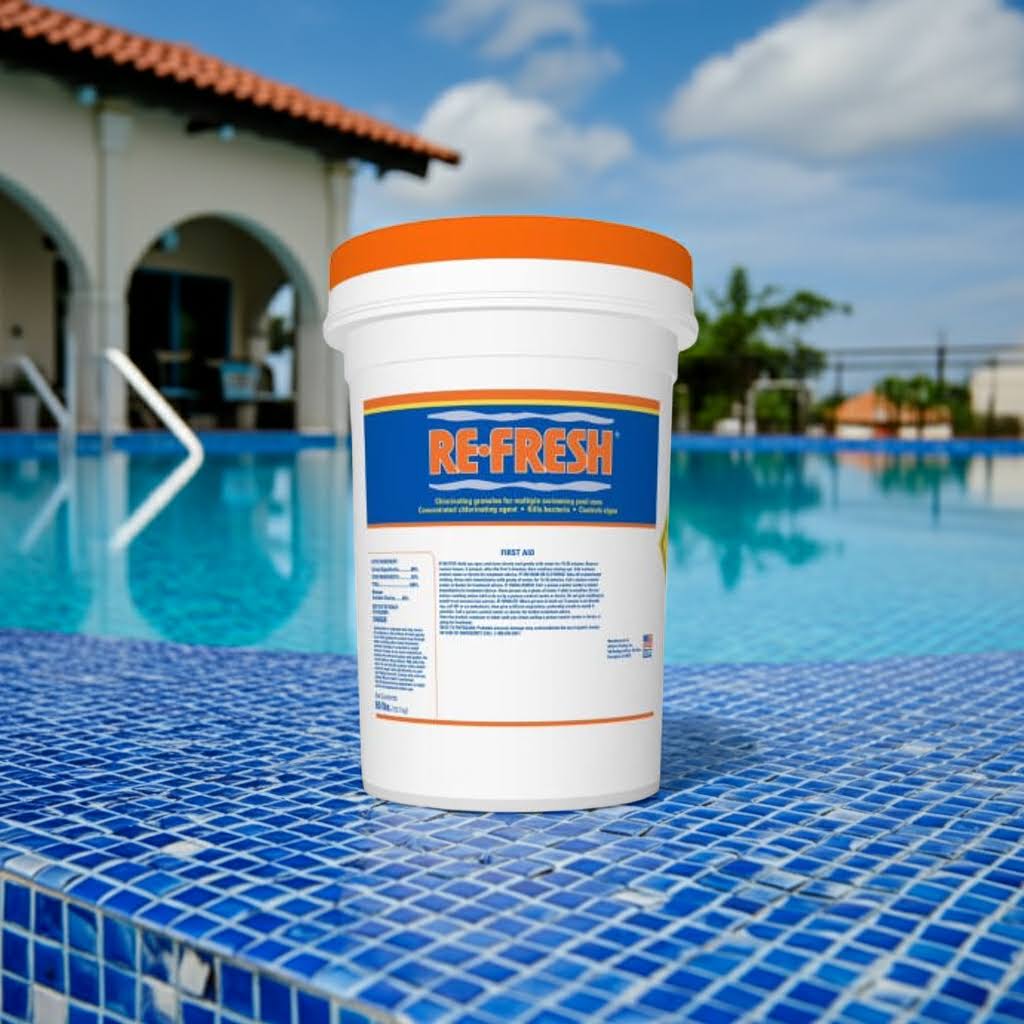 REFRESH 100 lb. Bucket 68% Calcium Hypochlorite Granular( LOCAL DELIVE ...